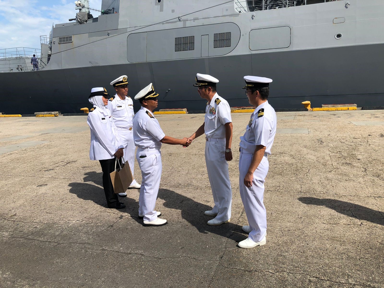 Japan’s JS Suzutsuki naval ship makes port of call in Muara - The Bruneian