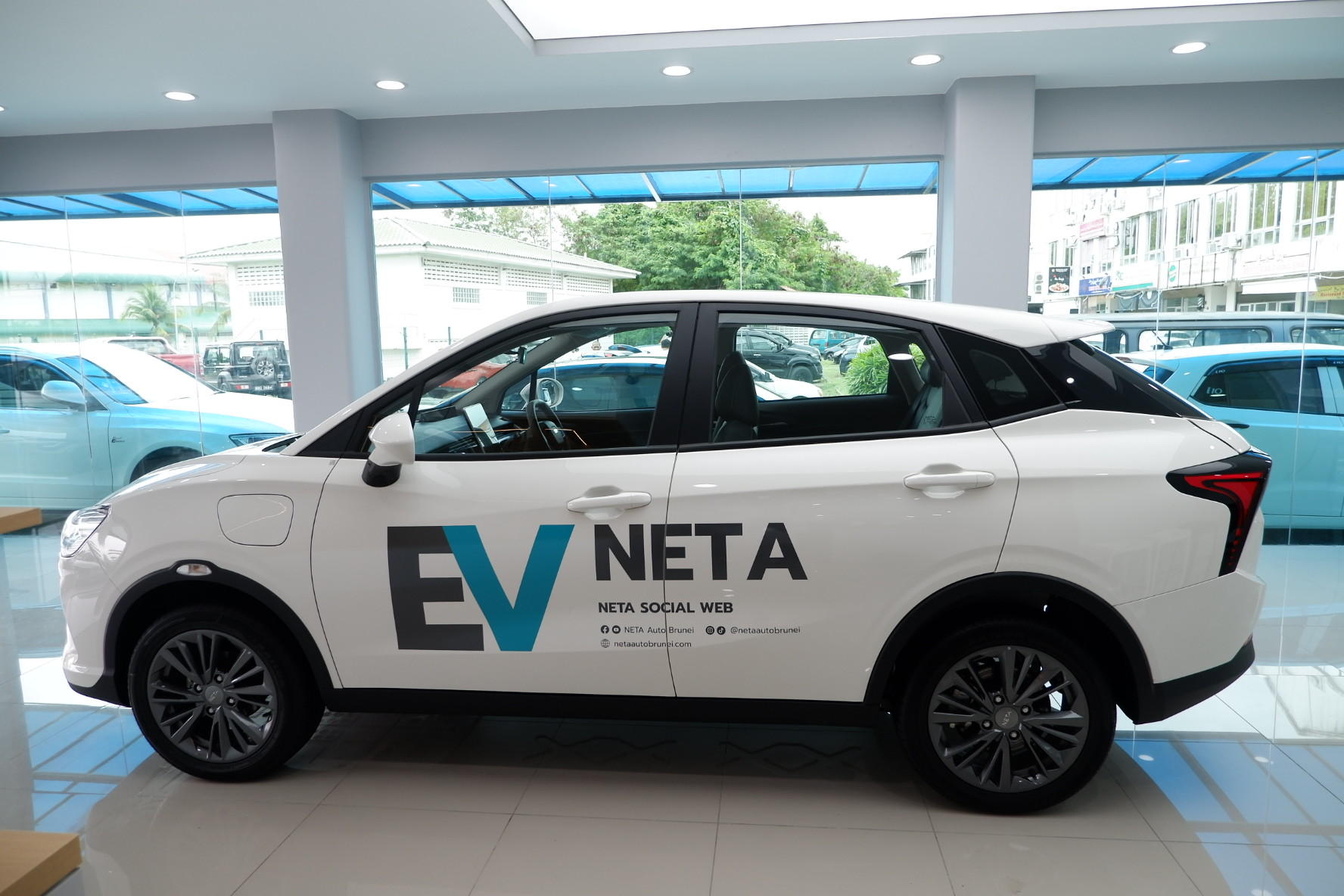 Neta V: Affordable compact cross-over electric car - The Bruneian