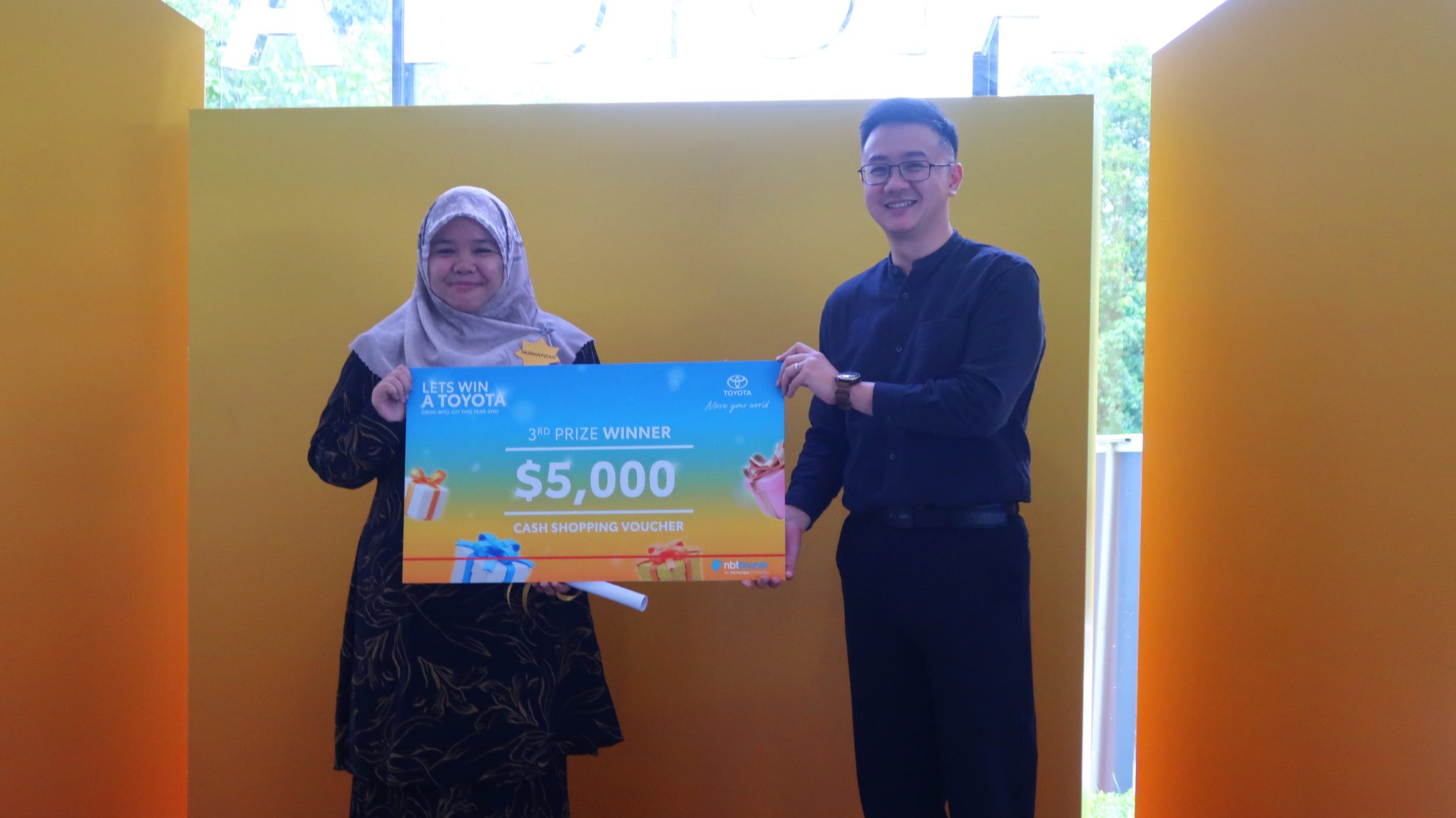 NBT customer wins a brand new Toyota Corolla Cross in a campaign - The ...